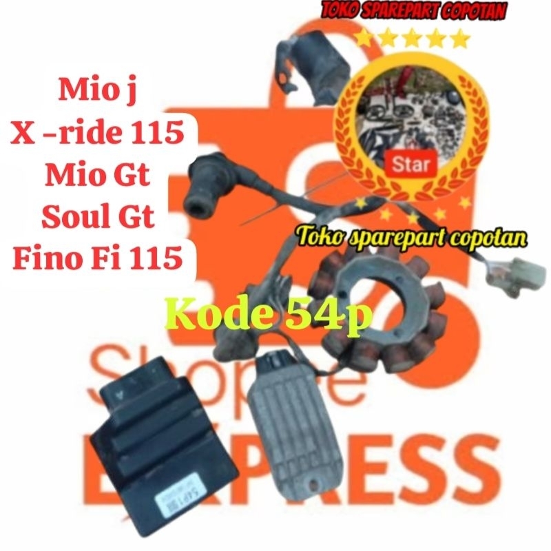 Jual Pengapian Mio INJEKSI Ecu Eccu Kiprok Spul Koil Yamaha Mio j Mio ...