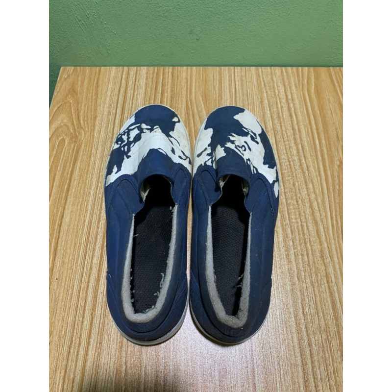 Jual [PRELOVED] Sepatu Slip On World Map Peta Dunia | Shopee Indonesia