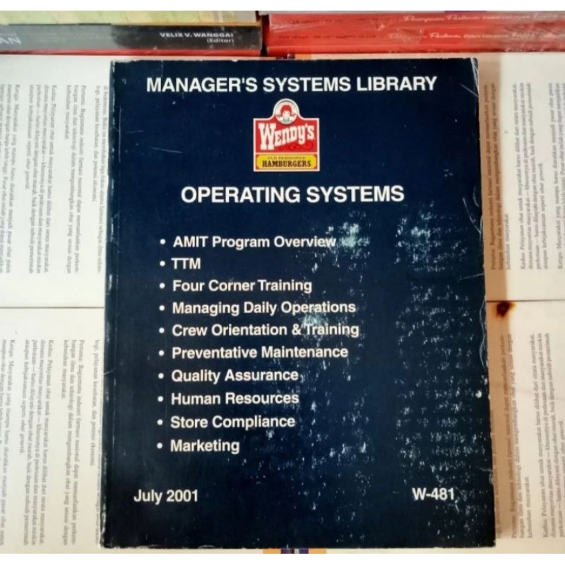 Jual BUKU ORIGINAL MANAGERS SYSTEMS LIBRARY OPERATING SYSTEMS | Shopee ...