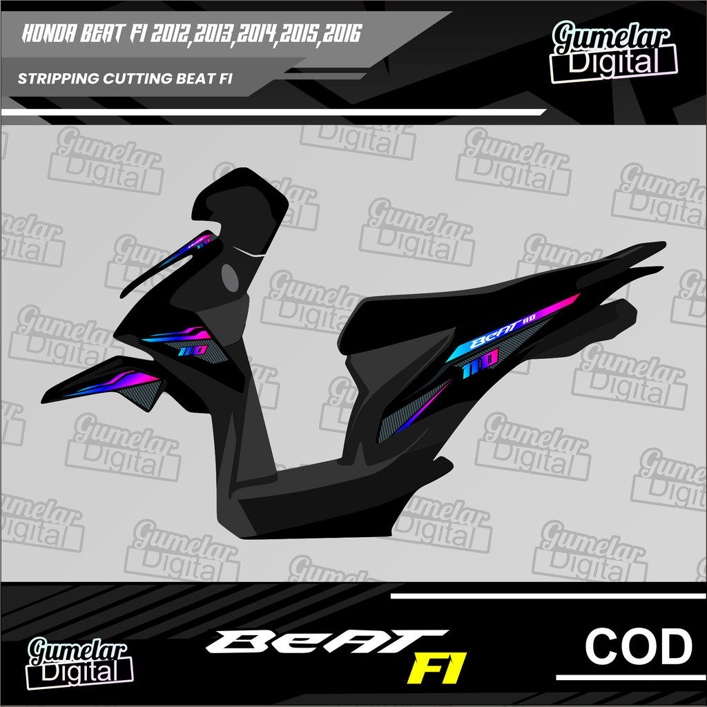 Jual STRIPPING VARIASI BEAT FI 2012 - 2016 KONSEP SIMPEL TERBARU ...