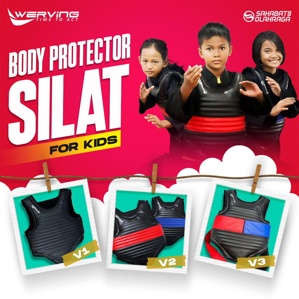 Jual Body Protector Silat Werving Anak , Pelindung Badan Silat | Shopee ...