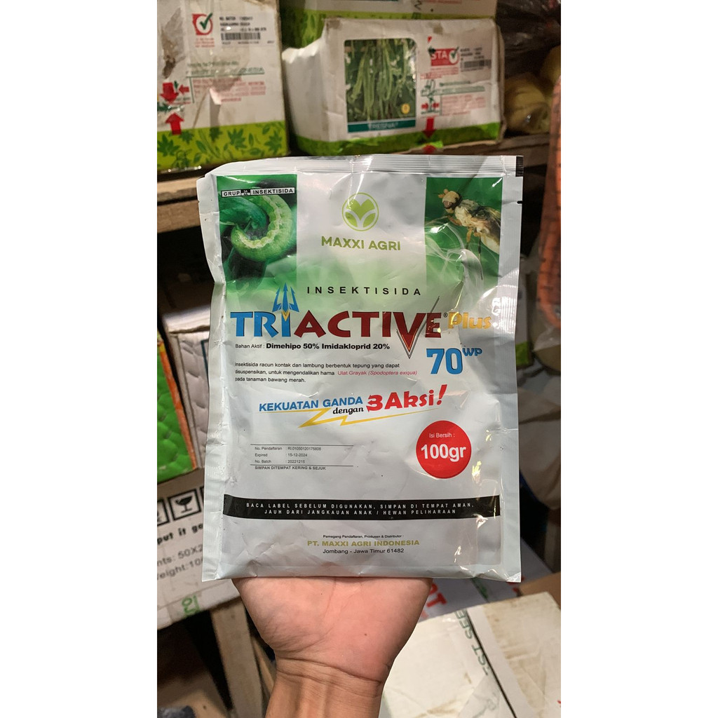 Jual INSEKTISIDA TRIACTIVE PLUS 70 WP 100 GR | Shopee Indonesia