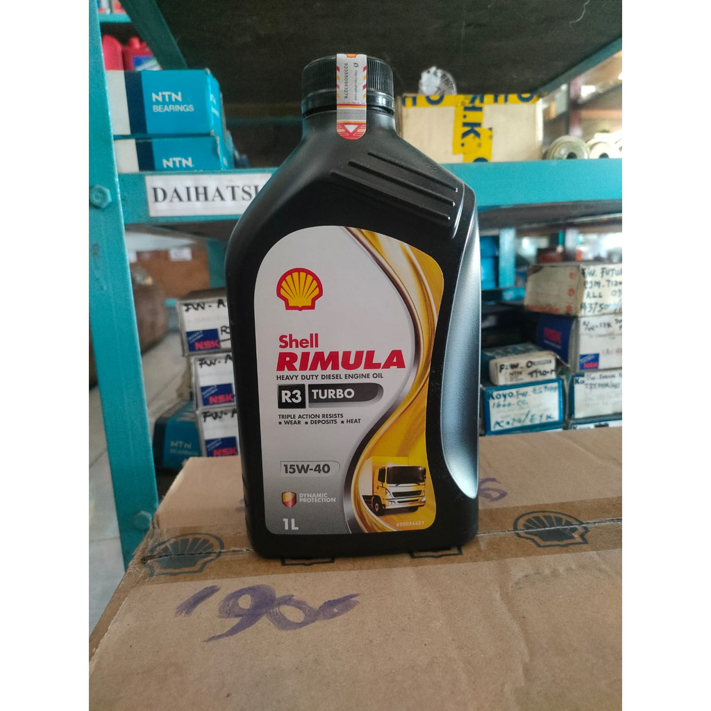 Jual Oli Shell Rimula R3 Turbo HX6 ORIGINAL Bensin Diesel (1L) | Shopee ...