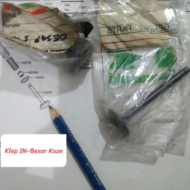 Jual Klep Besar - Intake Kawasaki Kaze | Shopee Indonesia