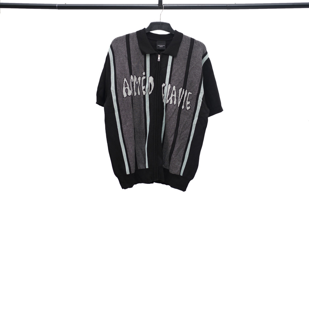 Jual ADLV STRIPE KNIT IN BLACK | Shopee Indonesia