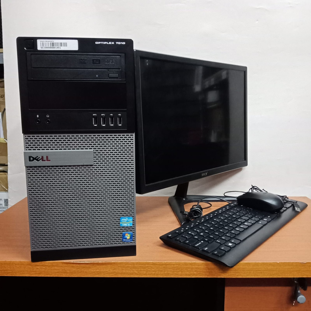 Jual Paket cpu dell tower 7010 Mt+LCD 19"WIDE I5 GEN 3+ KEYBOARD MOUSE ...