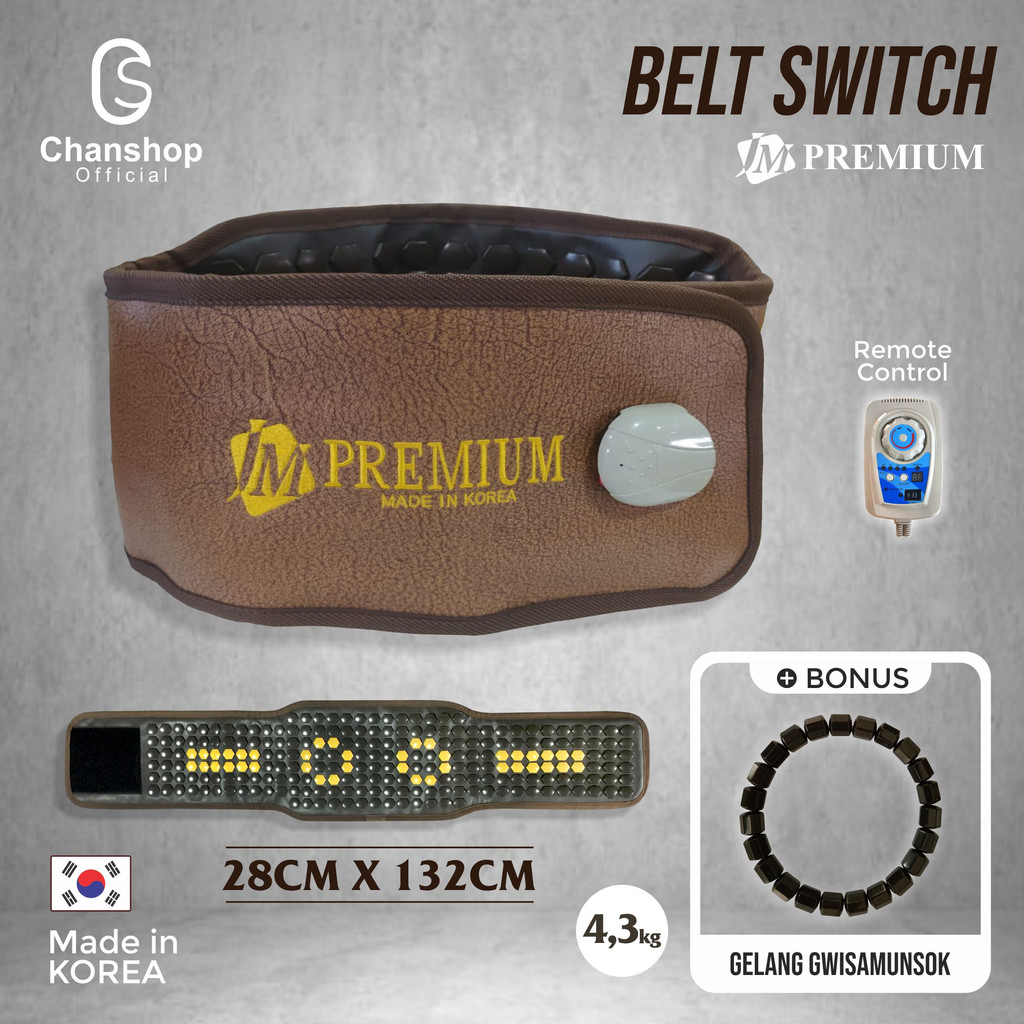 Jual BELT SWITCH | JM PREMIUM | JM DOCTOR Sabuk terapi kesehatan BY JM ...