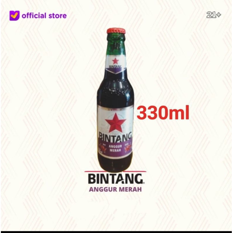 Jual Bir Bintang Anggur Merah Botol 330ml | Shopee Indonesia