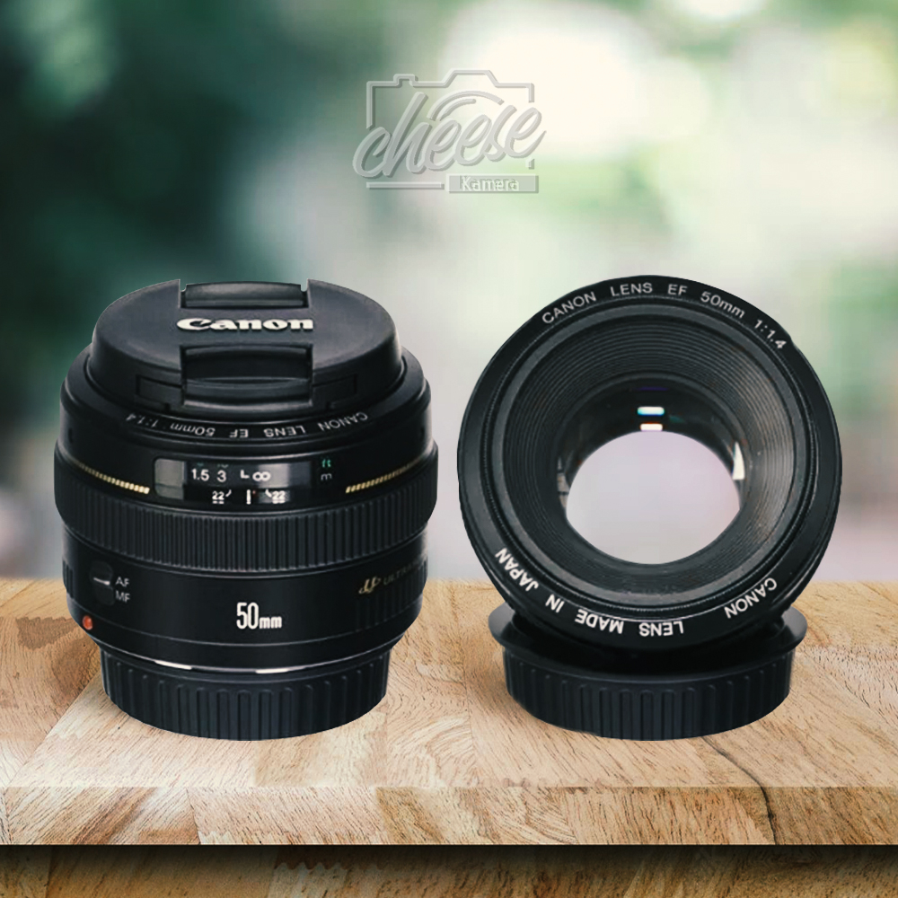 Jual LENSA FIX CANON 50MM F1.4 USM ULTRASONIC HASIL TAJAM BLUR JUARA ...