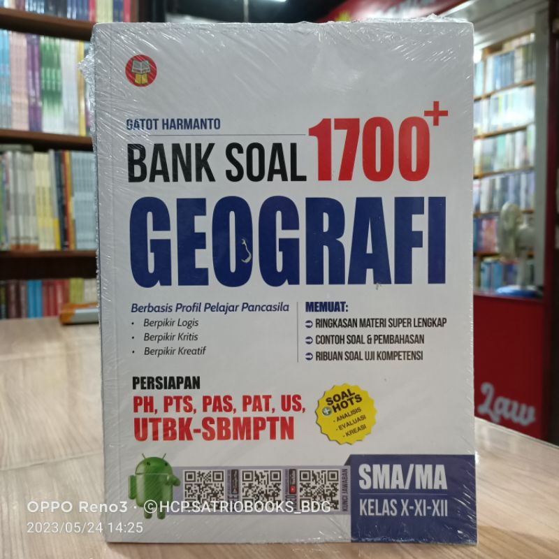 Jual BUKU 1700 BANK SOAL GEOGRAFI SMA KELAS X XI XII. EDISI REVISI TERBARU. ORIGINAL. | Shopee ...