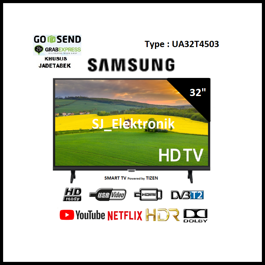 Jual LED TV Samsung 32T4503 SmartTV 32 Inch UA32T4503 HDTV Digital TV ...