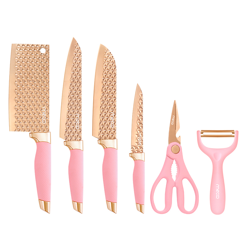 Jual MECOO PISAU SET Mecoo Most Aesthetic 6in1 Knife Set Pisau Dapur ...