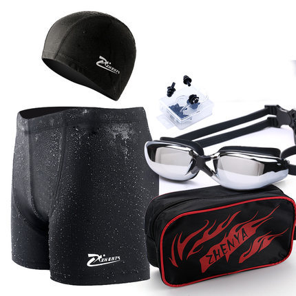 Jual 5 in 1 paket alat renang Celana Kacamata Earplug Topi Plus Pouch ...