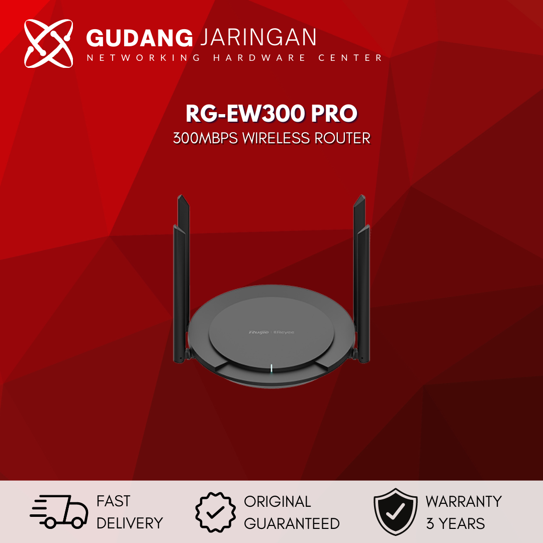 Jual Ruijie RG-EW300 PRO RUIJIE REYEE 300MBPS WIRELESS SMART ROUTER ...
