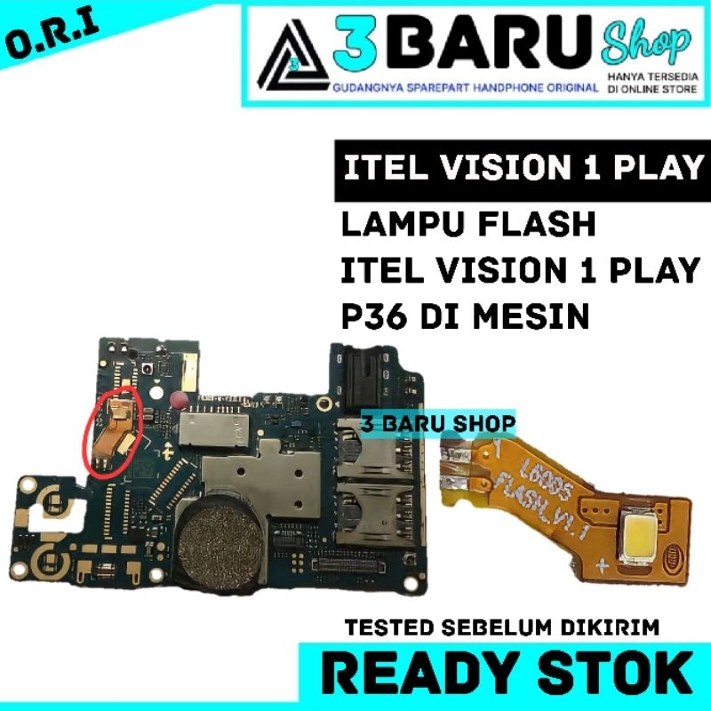 Jual LAMPU FLASH ITEL VISION 1 PLAY P36 L6005 DIMESIN ORIGINAL ...