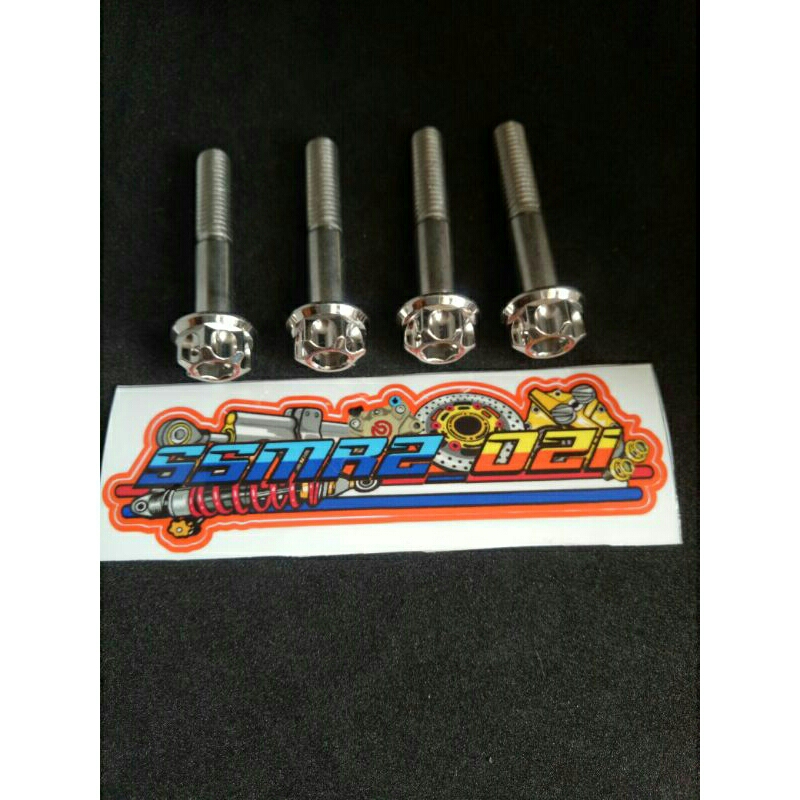 Jual baut model HX (model blimbing) ukuran m8*45(baut drat 12 panjang 4 ...