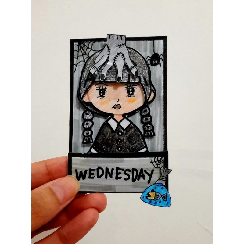 Jual PAPER DOLL HANDMADE Wednesday Addams | Shopee Indonesia
