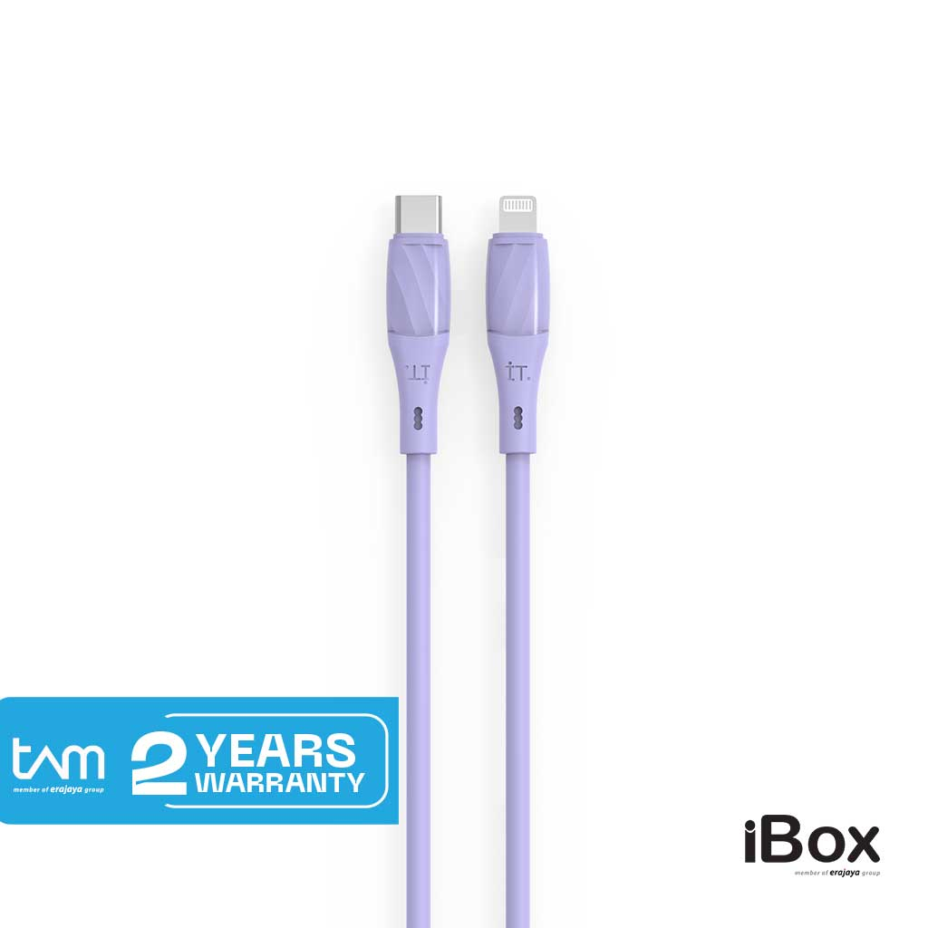 Jual IT Trans Silica Cable C to L - Lilac | Shopee Indonesia