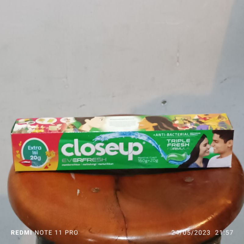 Jual Closeup 160 Gram Menthol Fresh + 20 Gram (Kemasan Terbaru ...