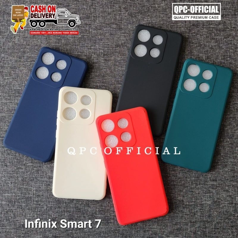 Jual Infinix Smart 7 Softcase Macaron Square / Case Square Edge Case Infinix Smart 7 | Shopee ...