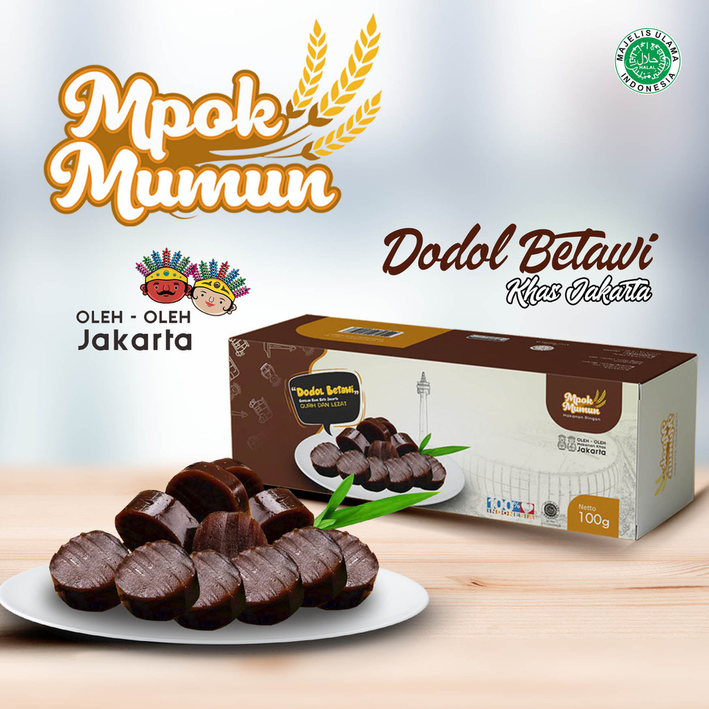 Jual Dodol Original khas betawi mpok mumun oleh oleh dari jakarta ...