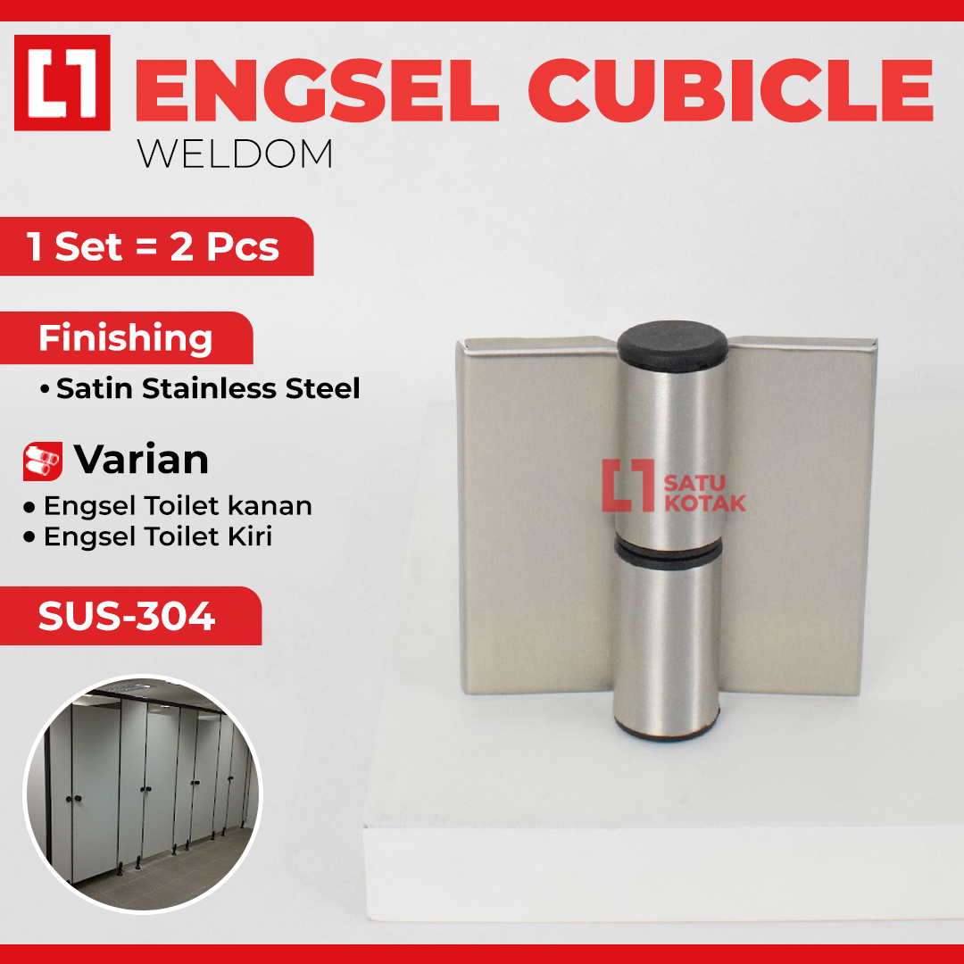 Jual WELDOM Engsel Cubicle Stainless Pintu Toilet Kamar Mandi Partisi ...