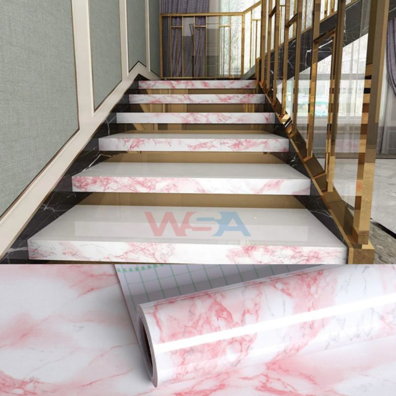 Jual stiker motif marmer PVC deco sheet pelapis meja furniture HPL ...
