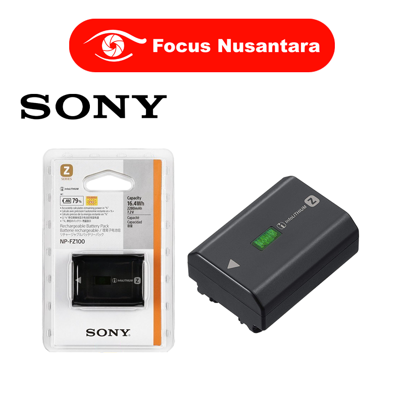 Jual SONY NP-FZ100 Z-series Rechargeable Battery Pack Hitam | Shopee Indonesia