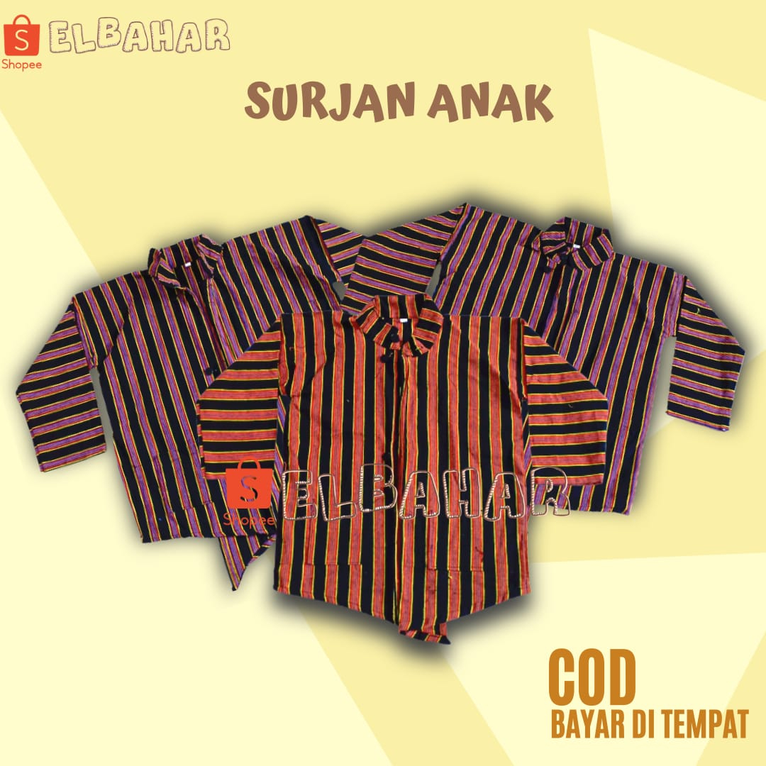 Jual Baju Surjan Kutubaru Kebaya Lurik Anak Pria Wanita Laki Laki Perempuan Size M L XL XXL L4 ...