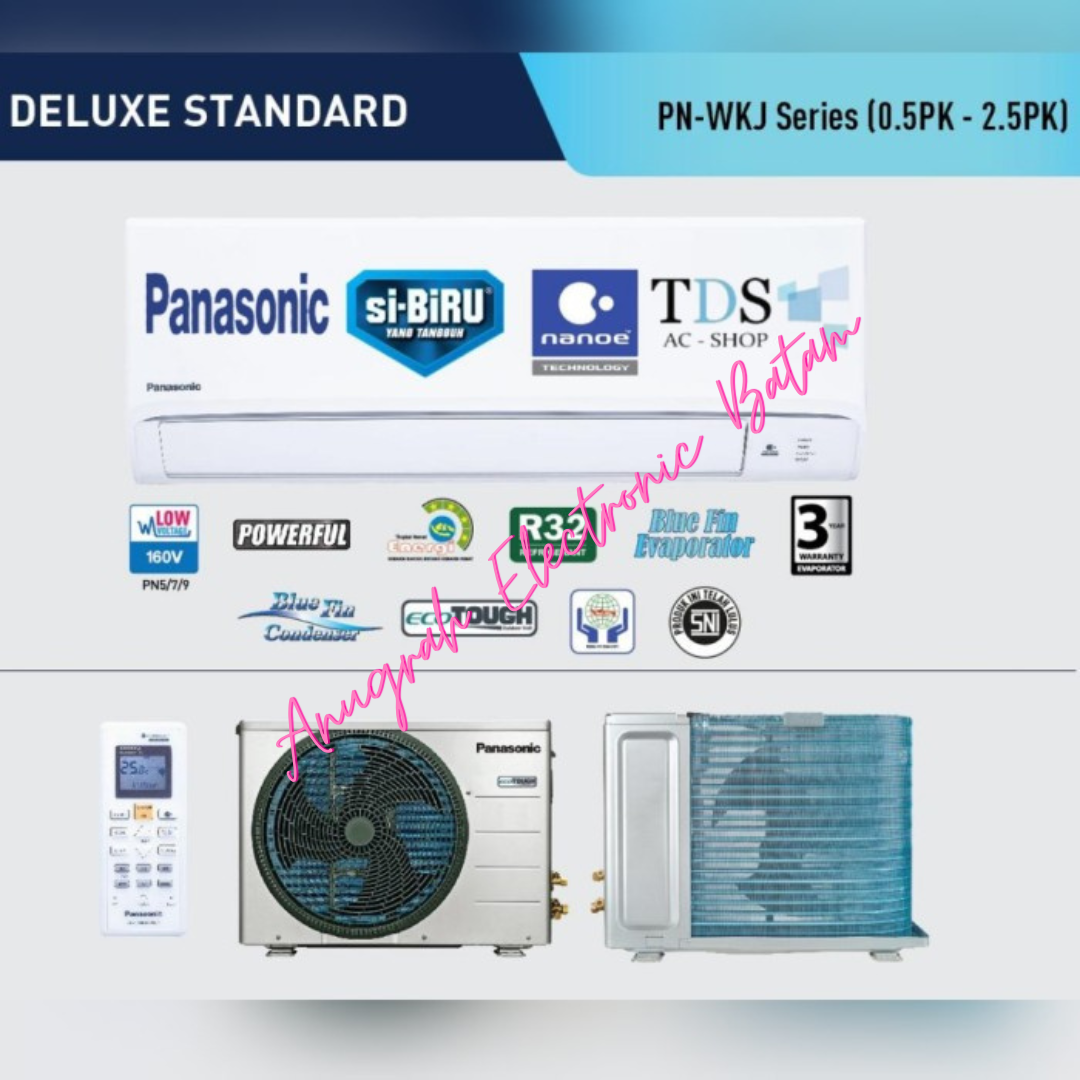 Jual AC Panasonic CS/CU-PN12WKJ - Standard 1.5 PK - R32 BATAM | Shopee ...
