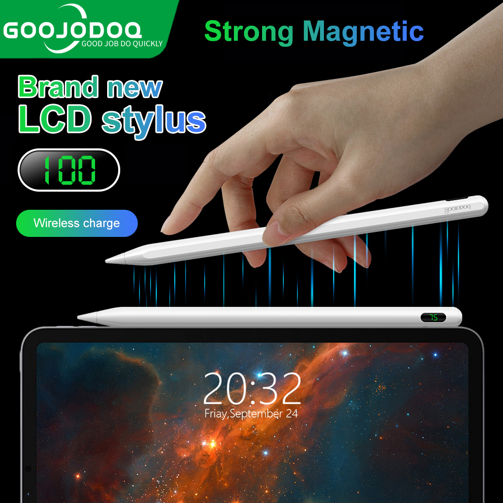 Jual Goojodoq stylus Pen CD3279 For iPad Pen with LCD Display, Palm ...