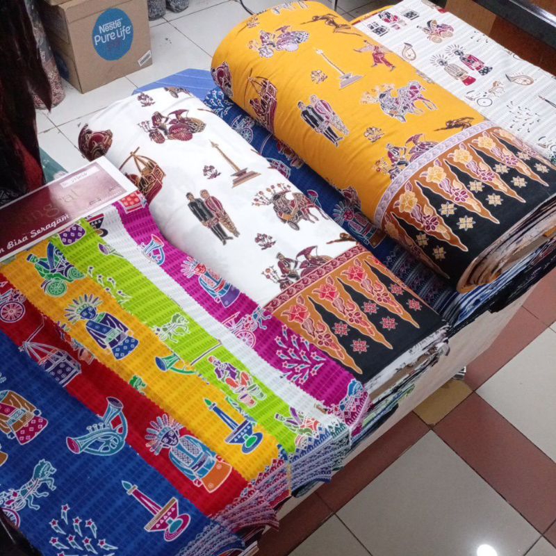 Jual Full Motif.... !!! Katun batik Betawi (harga 0,5mtr) | Shopee ...