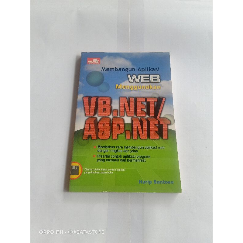 Jual BUKU MEMBANGUN APLIKASI WEB MENGGUNAKAN VB NET ASP NET HARIP SANTOSO | Shopee Indonesia