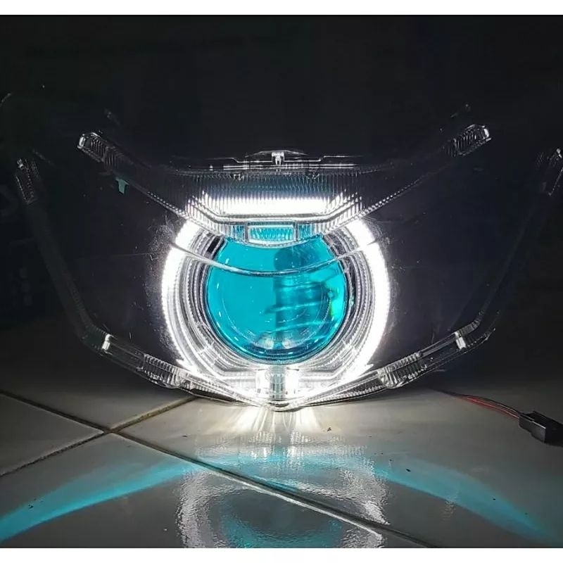 Jual paket lengkap BILED + reflektor Beat Deluxe/street 2020 COD(Bayar ...