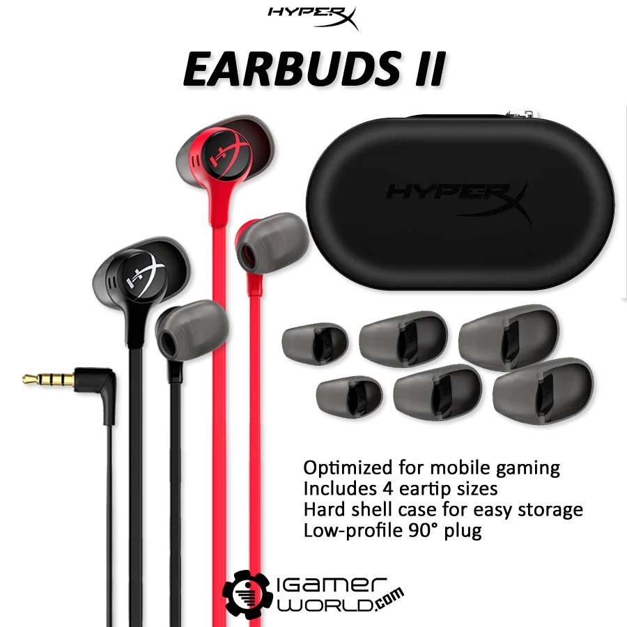 Jual HyperX Cloud Earbuds II / Earbuds 2 Gaming Earphone | Shopee Indonesia