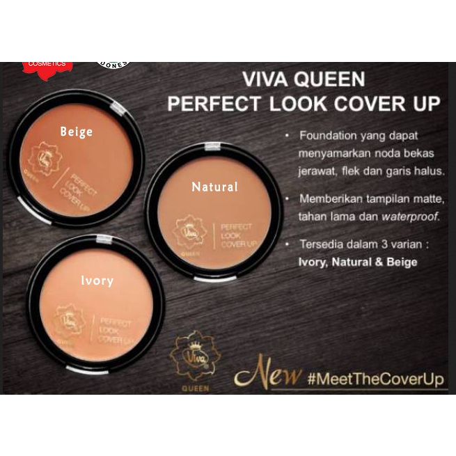 Jual Viva Queen Perfect Look Cover Up Foundation 13g | Shopee Indonesia
