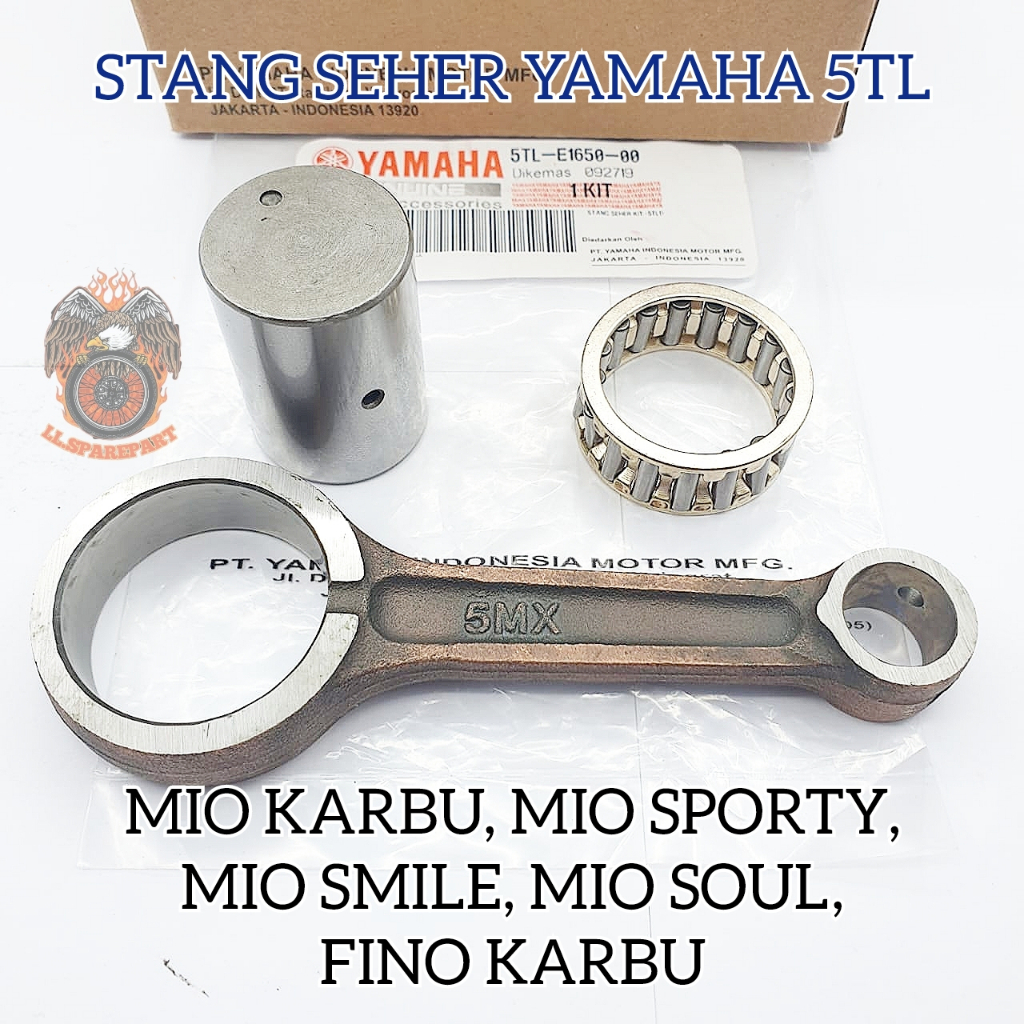 Jual STANG SEHER YAMAHA 5TL KUALITAS ASLI ORIGINAL YAMAHA CONNECTING ROD SEHER KIT MIO SPORTY ...