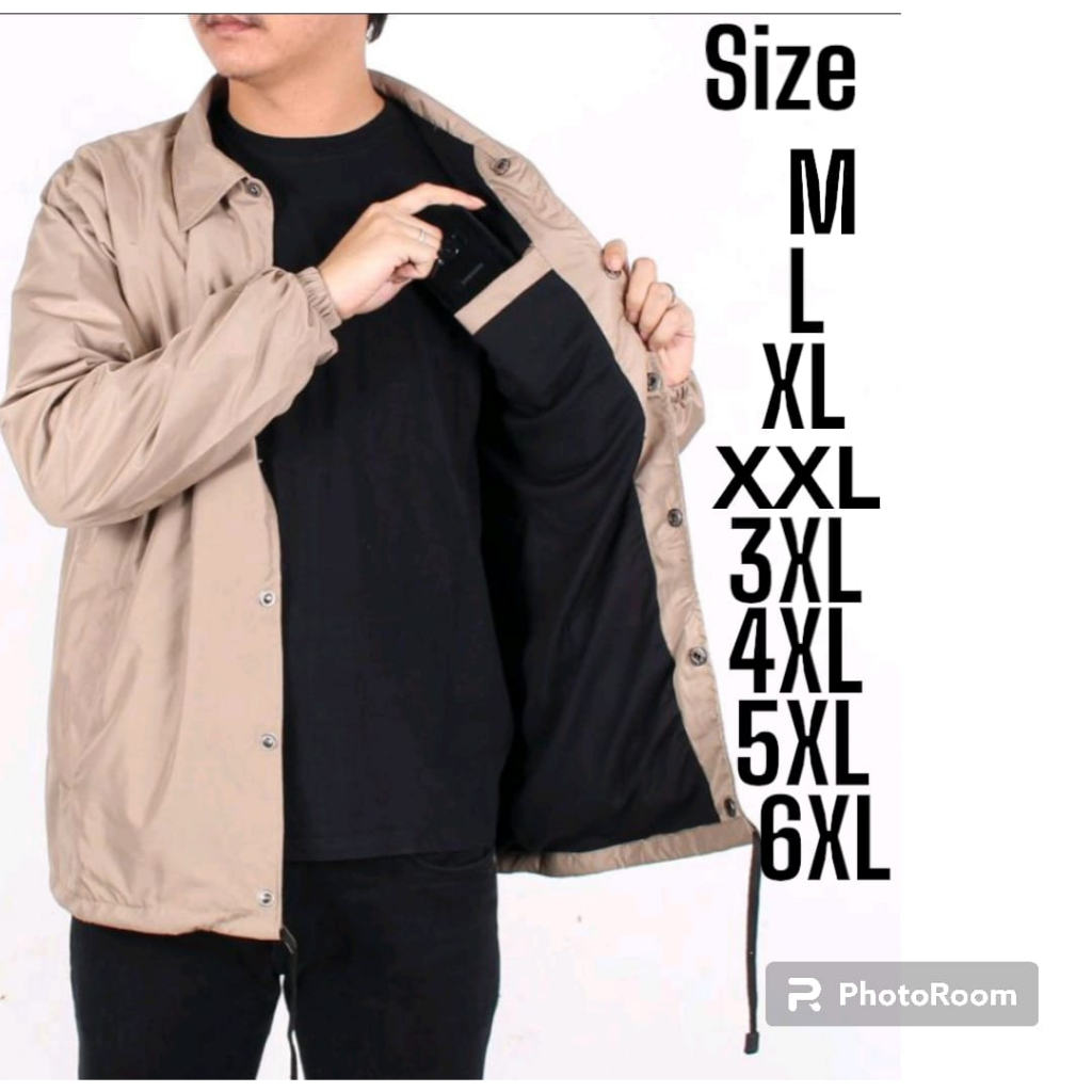 Jual Jaket Coach Premium Pria Wanita Jaket Windbreaker Kasual Parasut ...