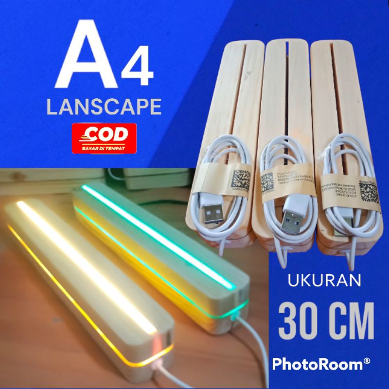 Jual Stand Led akrilik 30cm/Dudukan Lampu Hias Akrilik | Shopee Indonesia