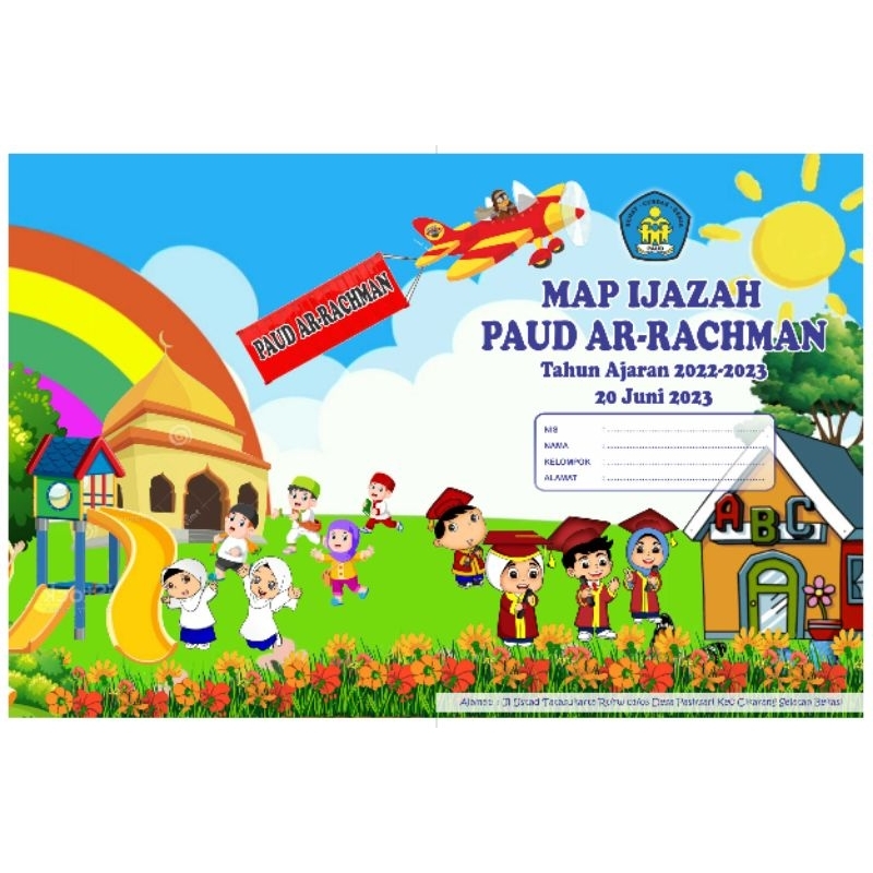 Jual CETAK MAP PPDB TK/PAUD FULL COLOUR CUSTOM NAMA ALAMAT DAN LOGO ...