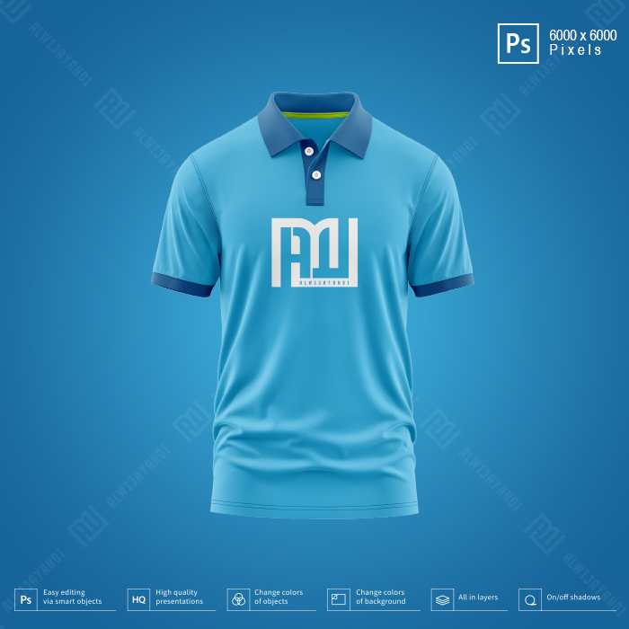 Jual MOCKUP JERSEY KERAH POLO TERBARU - RESOLUSI 6000x6000 Pixels ...