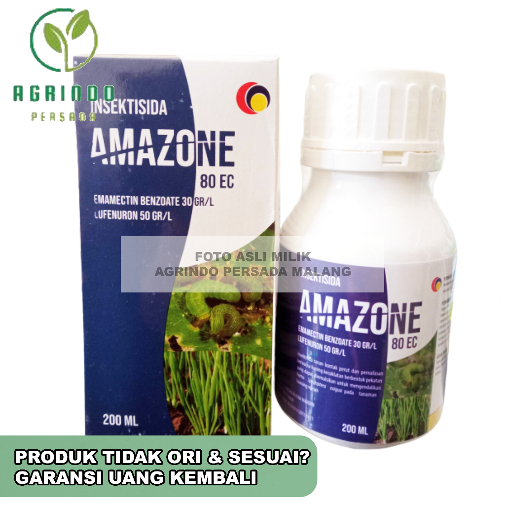 Jual Insektisida Amazon 80EC 200ml | Insektisida Amazon 250ml / INSEKTISIDA Basmi Ulat Daun ...