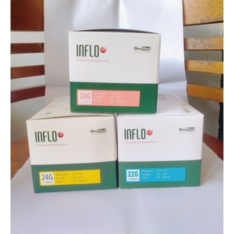 Jual Inflo Plus IV CATH Box isi 50 pcs No 18G 20G 22G 24G 26G | Shopee Indonesia