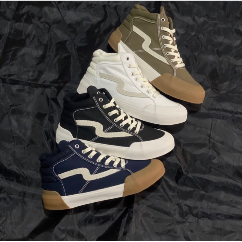 Jual Patrobas Cloud High Black White, Off White, Navy, Olive Original ...