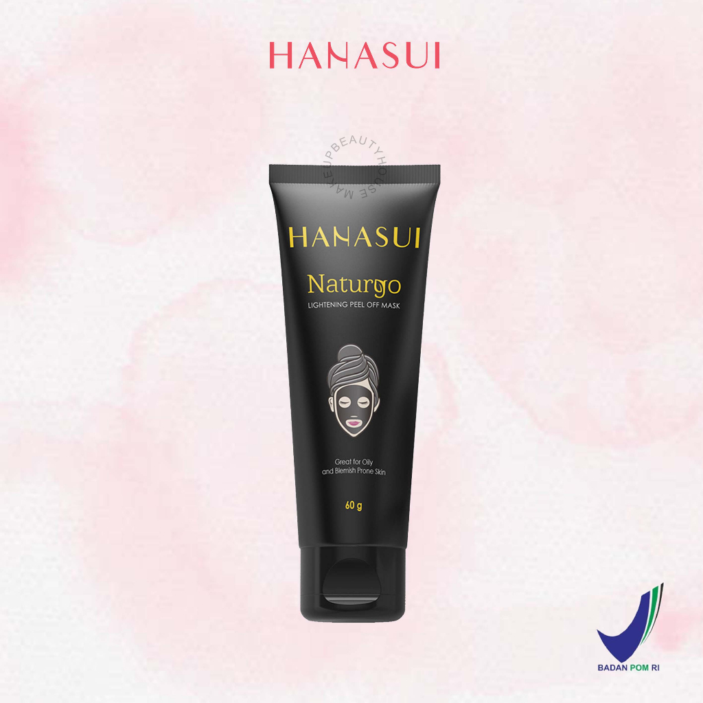 Jual HANASUI Naturgo Lightening Peel Off Mask Tube 60g - Masker Lumpur ...
