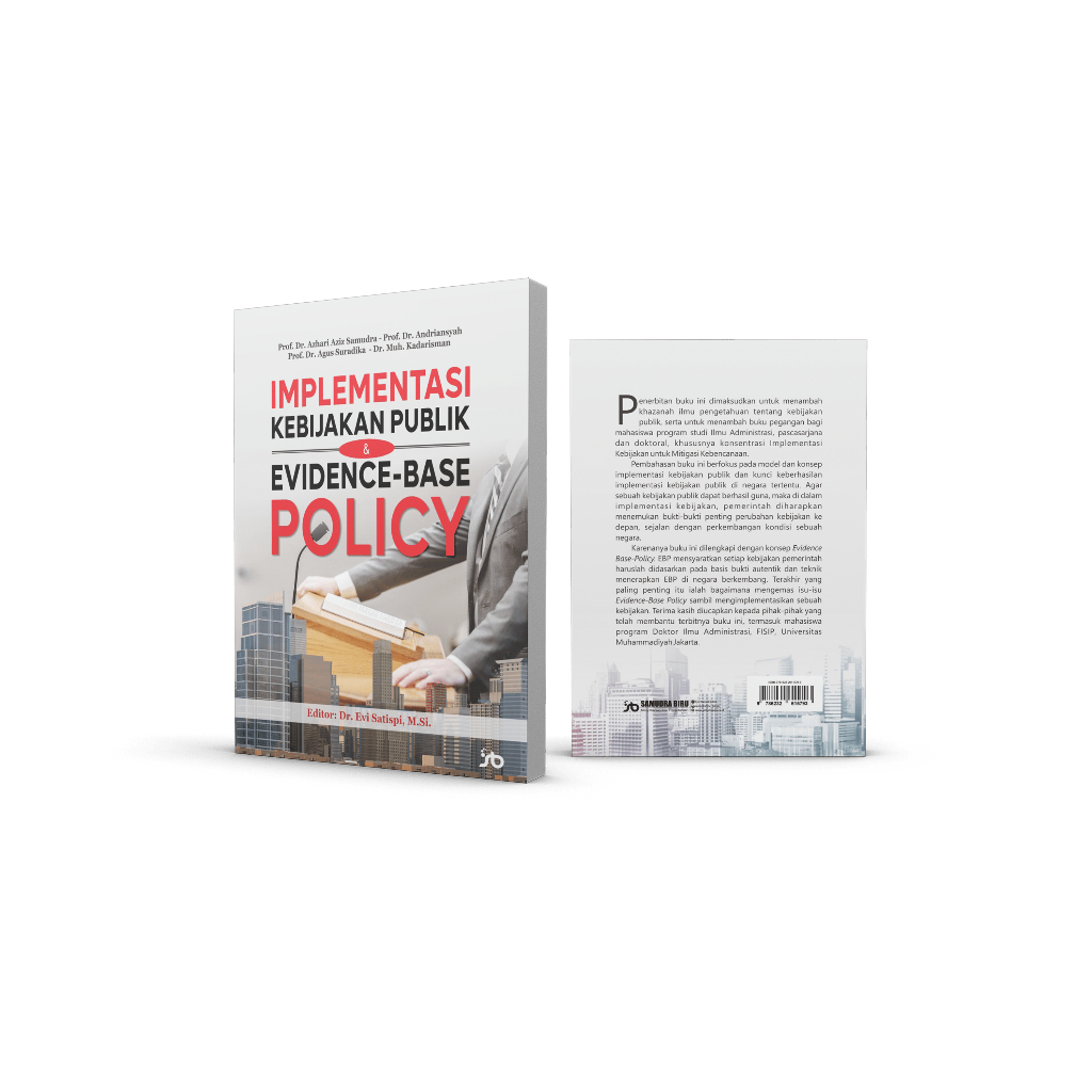 Jual Buku IMPLEMENTASI KEBIJAKAN PUBLIK & EVIDENCE-BASE POLICY | Shopee Indonesia
