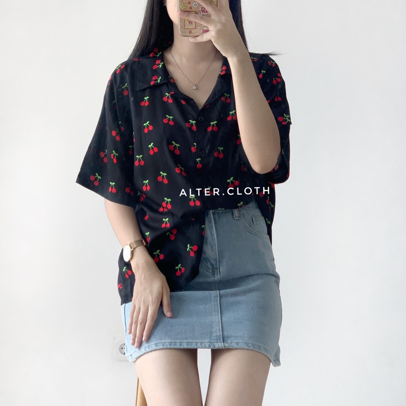 Jual alter.cloth - GIYU SERIES | Atasan Wanita Kemeja Korea Lengan ...