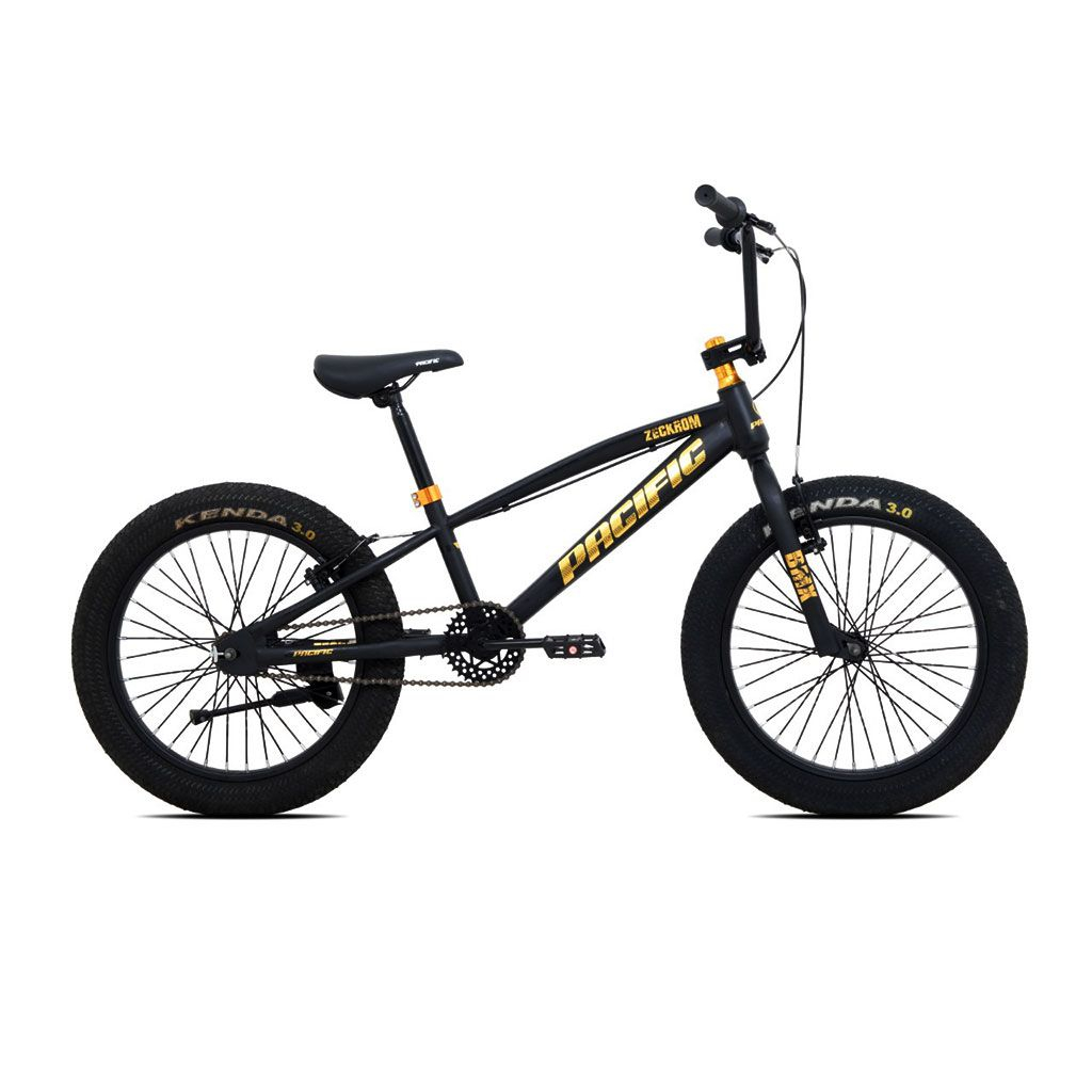 Jual GOSEND Sepeda BMX 20 Zeckrom Black Gold | Shopee Indonesia