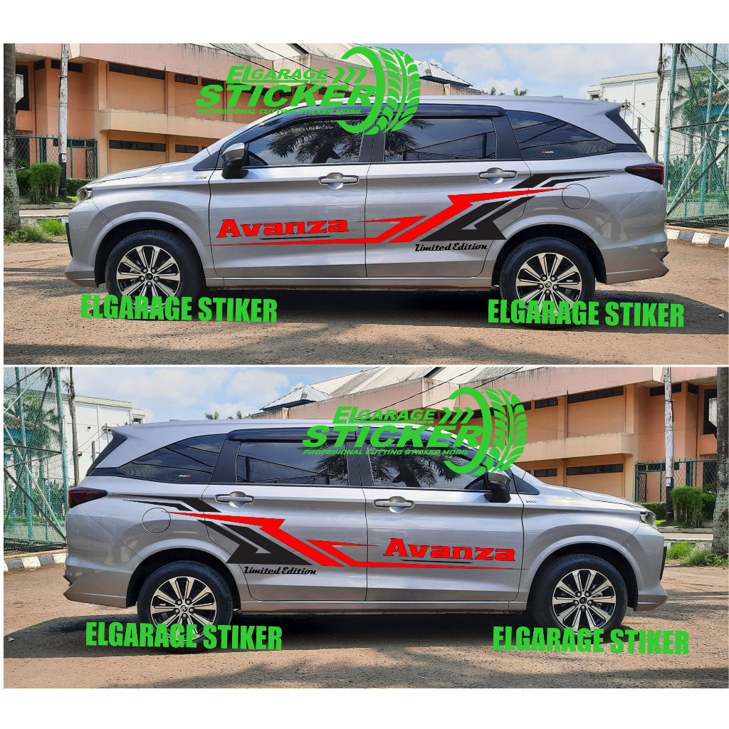 Jual Stiker mobil avanza veloz terbaru simple minimalis cutting stiker ...