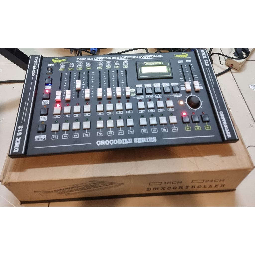 Jual mixer DMX 512 Crocodile Lighting controller | Shopee Indonesia